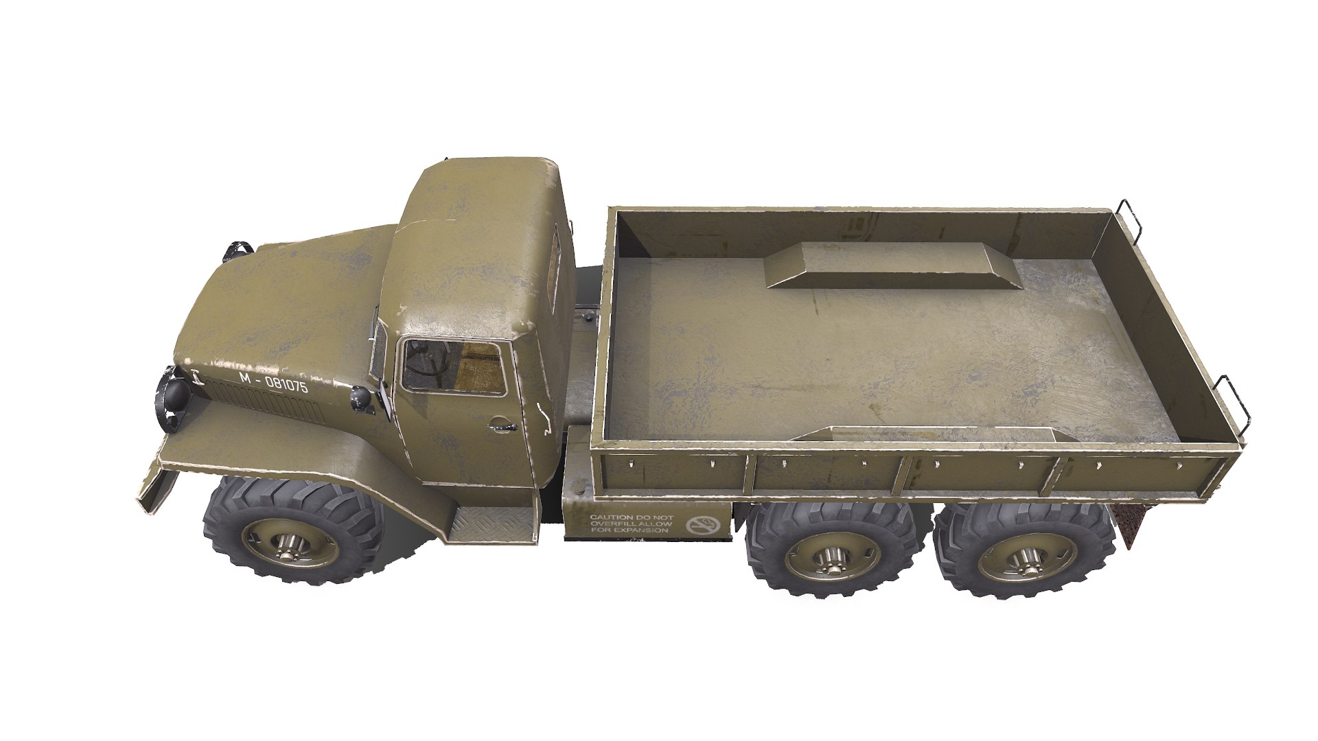 3D model Military Truck Low-poly PBR - TurboSquid 2013941