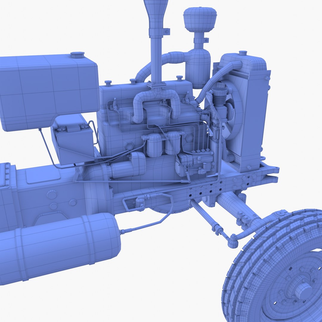 3D Tractor Chassis - TurboSquid 1880216