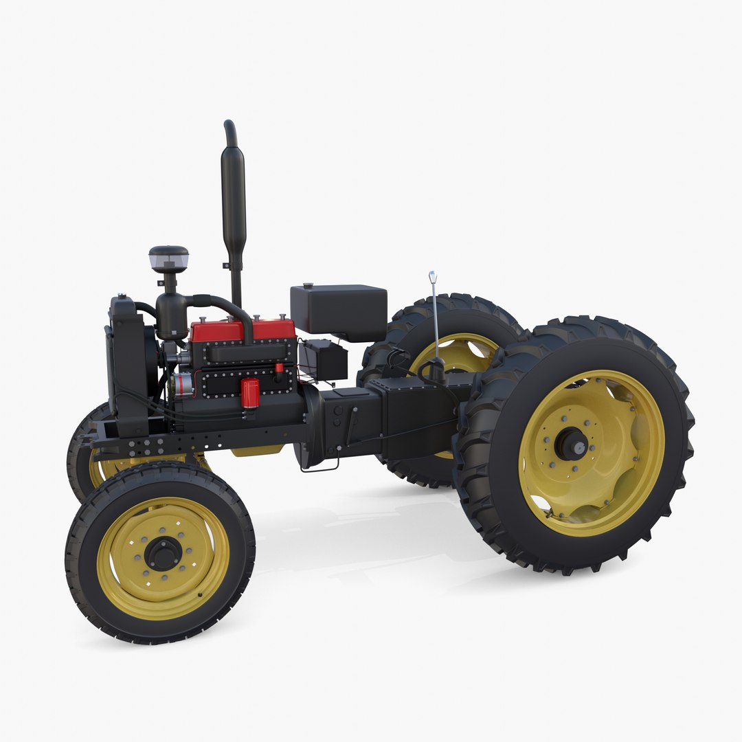 3D Tractor Chassis - TurboSquid 1880216