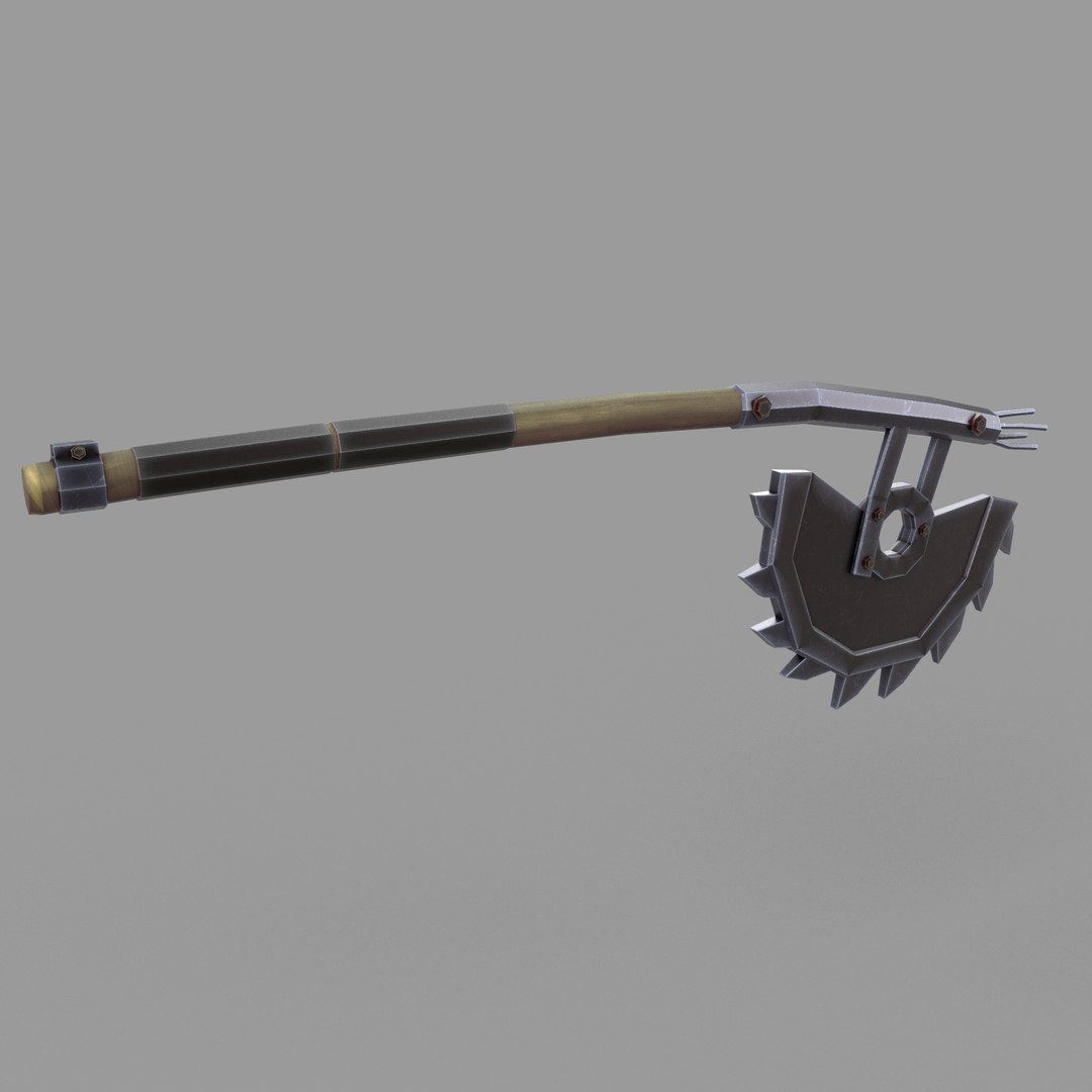 Stylized Post Apocalyptic Saw 3D Model - TurboSquid 1522948