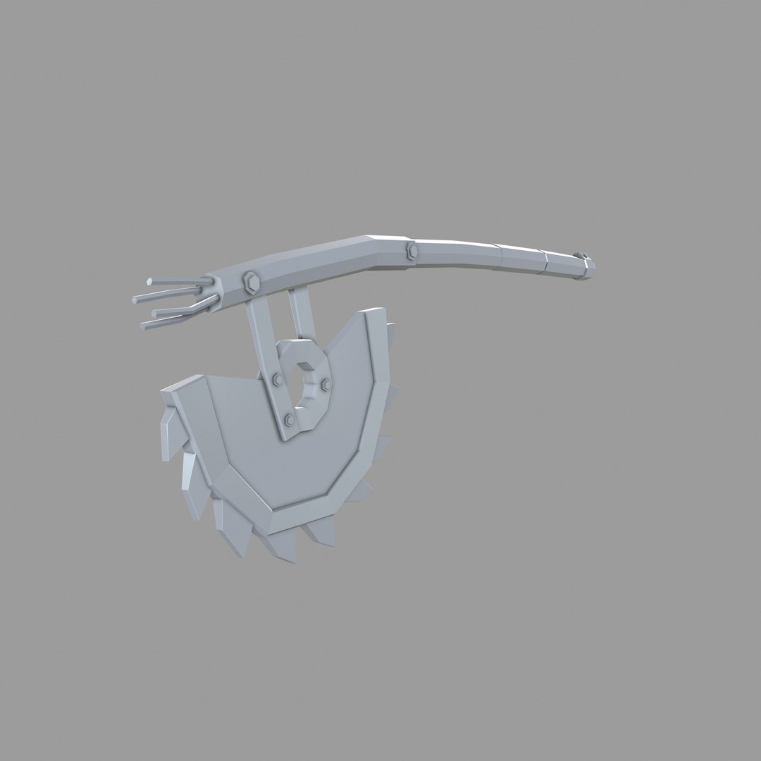 Stylized Post Apocalyptic Saw 3D Model - TurboSquid 1522948