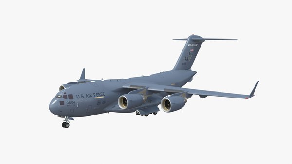 modelo 3d Avión de transporte táctico C 17 Globemaster III con tanque M1A2 Abrams - TurboSquid ...