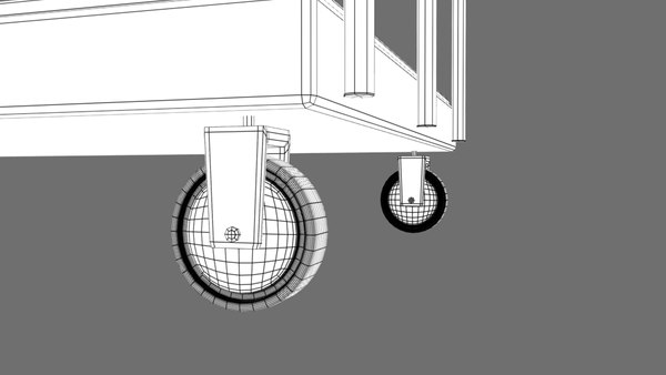 Panel cart model - TurboSquid 1395164