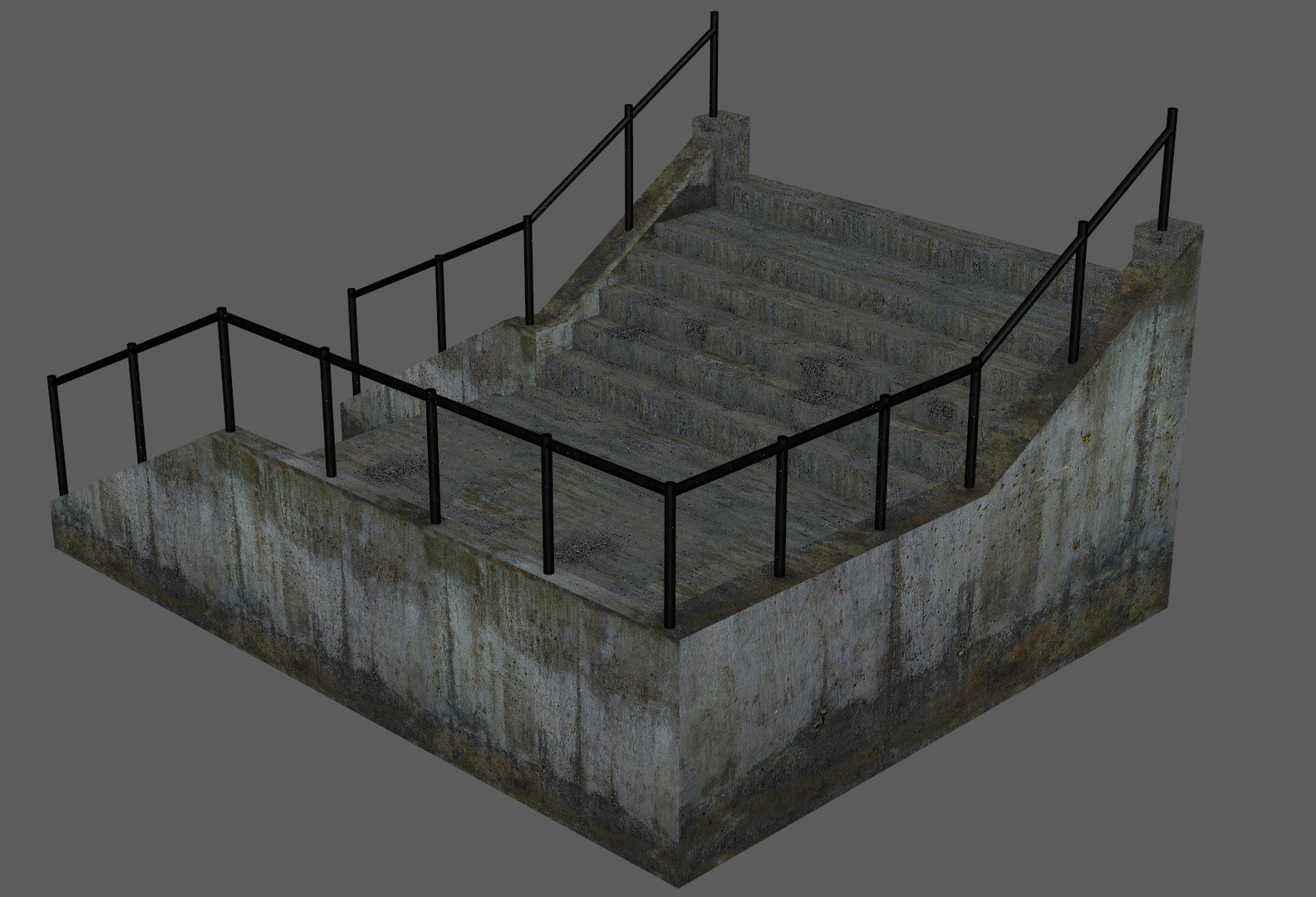 Free Stair Old 3D Model - TurboSquid 1456688