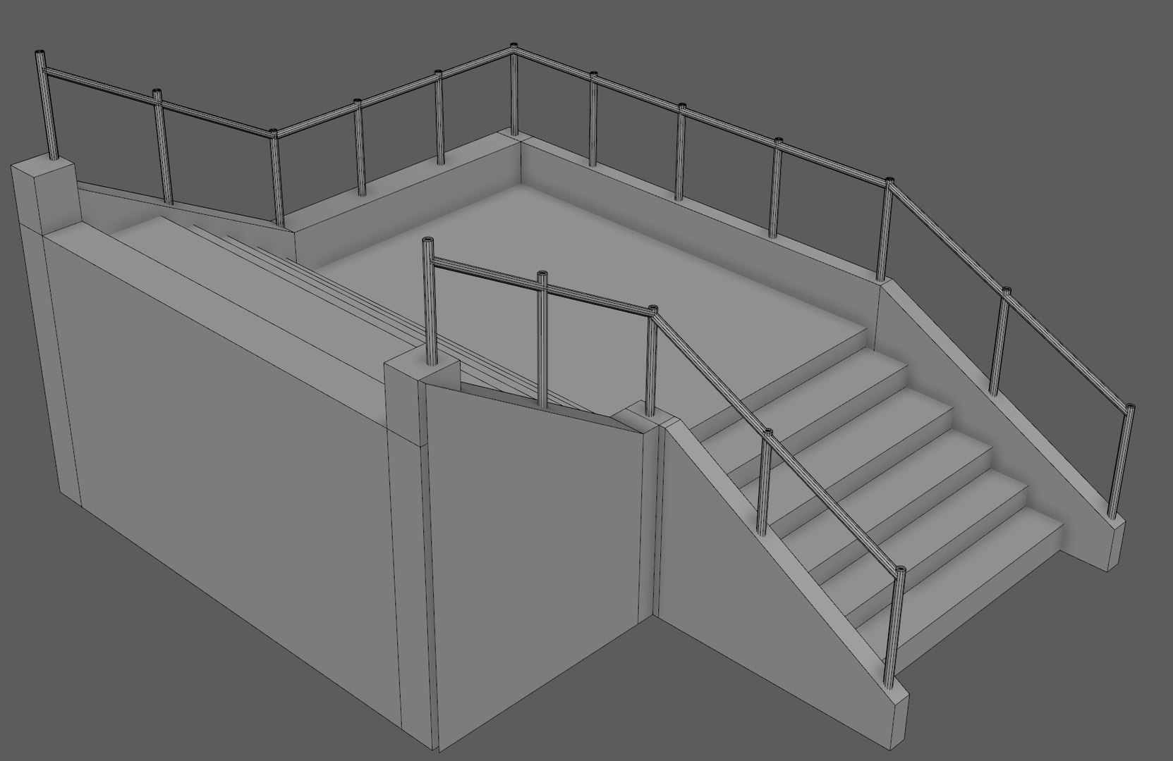 Free Stair Old 3D Model - TurboSquid 1456688