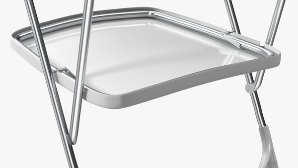 White Plastic Folding Furniture Set 3D 모델 - TurboSquid 2105626