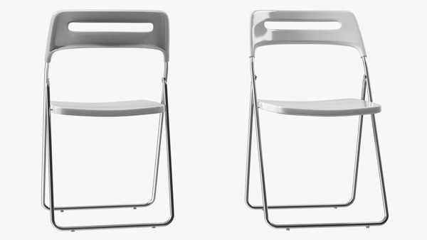 White Plastic Folding Furniture Set 3D 모델 - TurboSquid 2105626