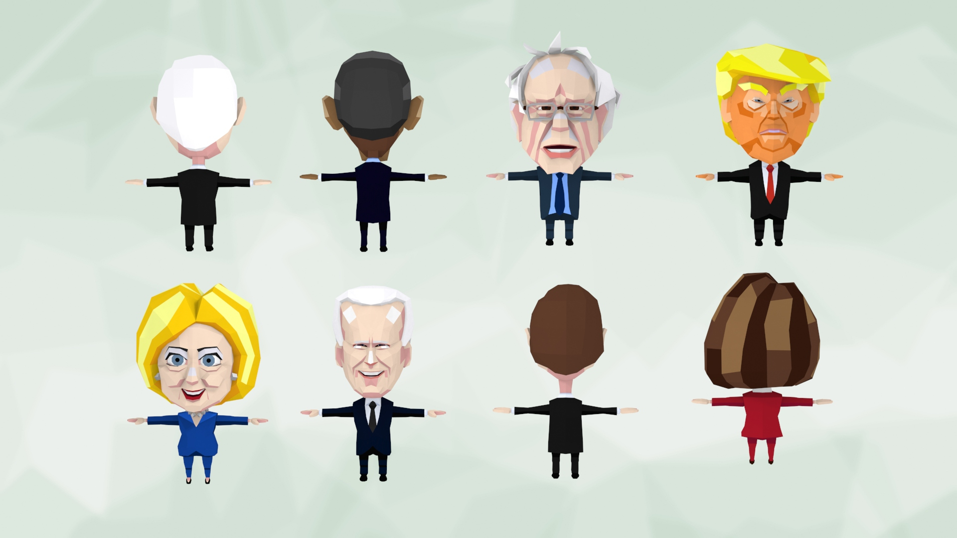3D American Political T-pose Character - TurboSquid 1483037