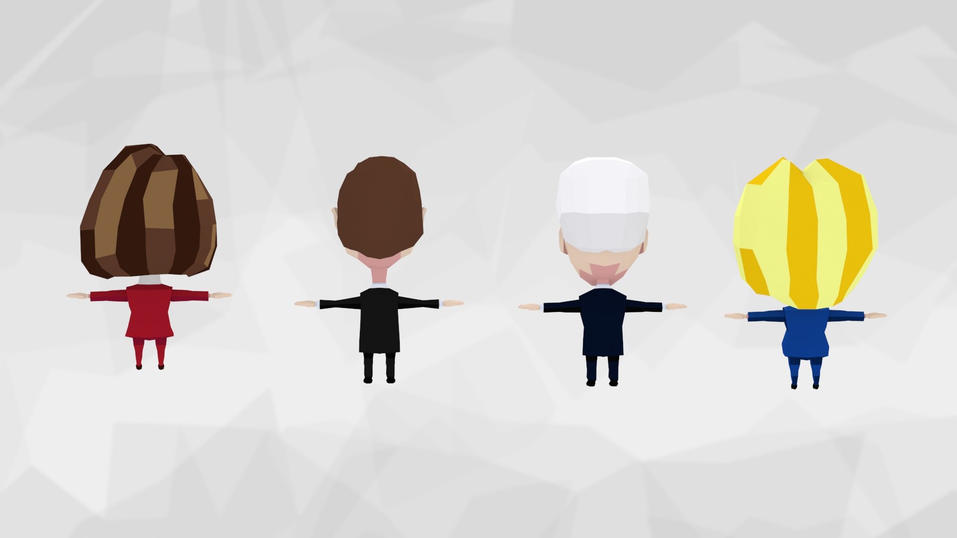 3D American Political T-pose Character - TurboSquid 1483037