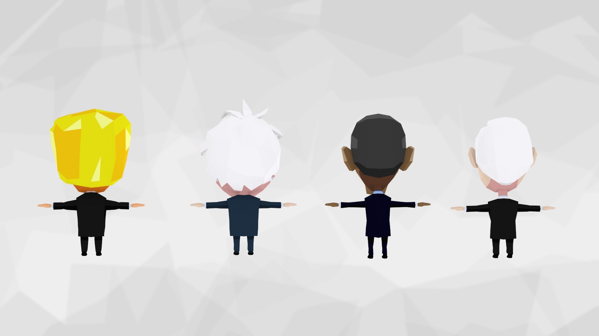 3D American Political T-pose Character - TurboSquid 1483037