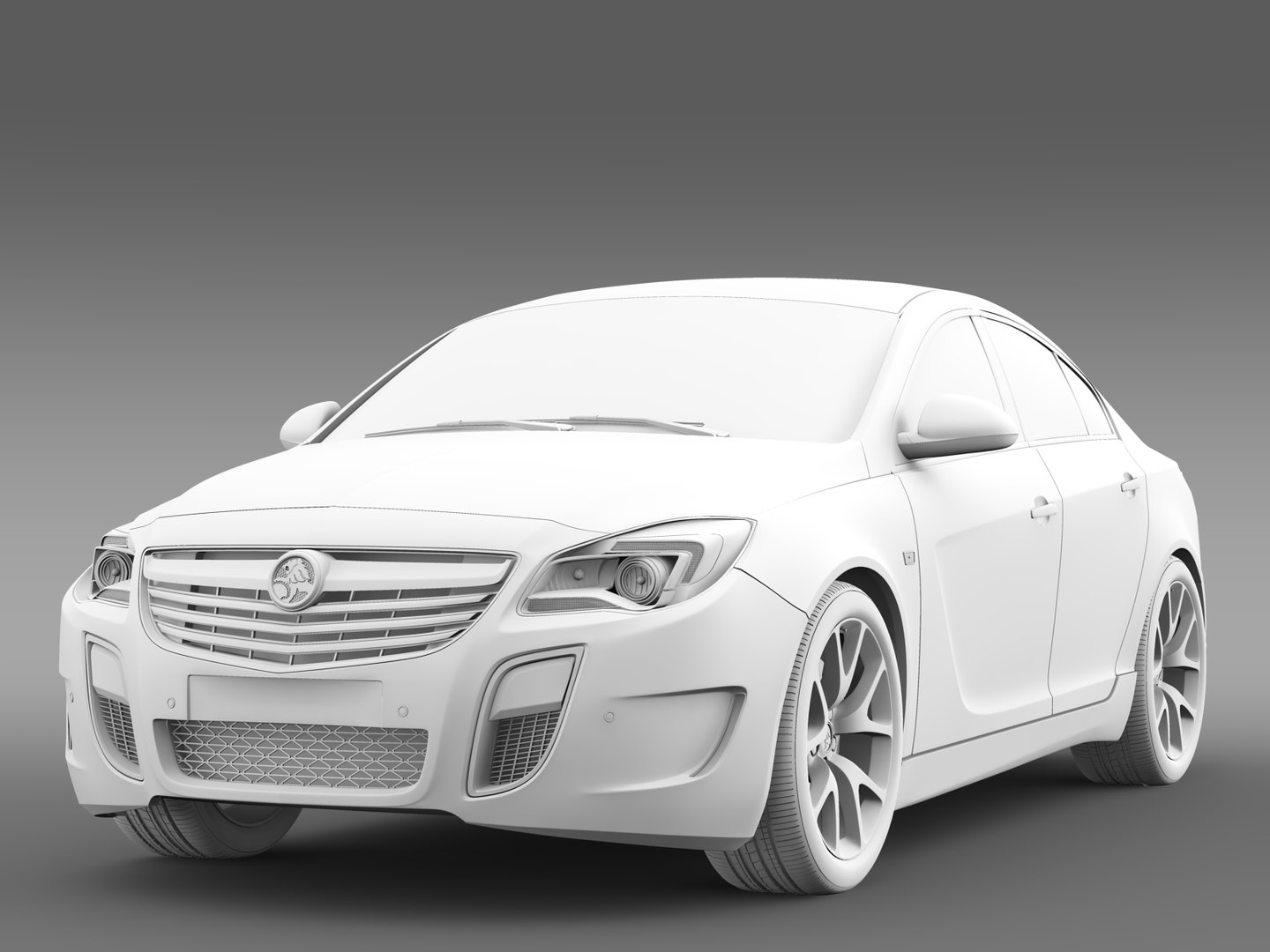 3d Holden Insignia Vxr 2016 Model