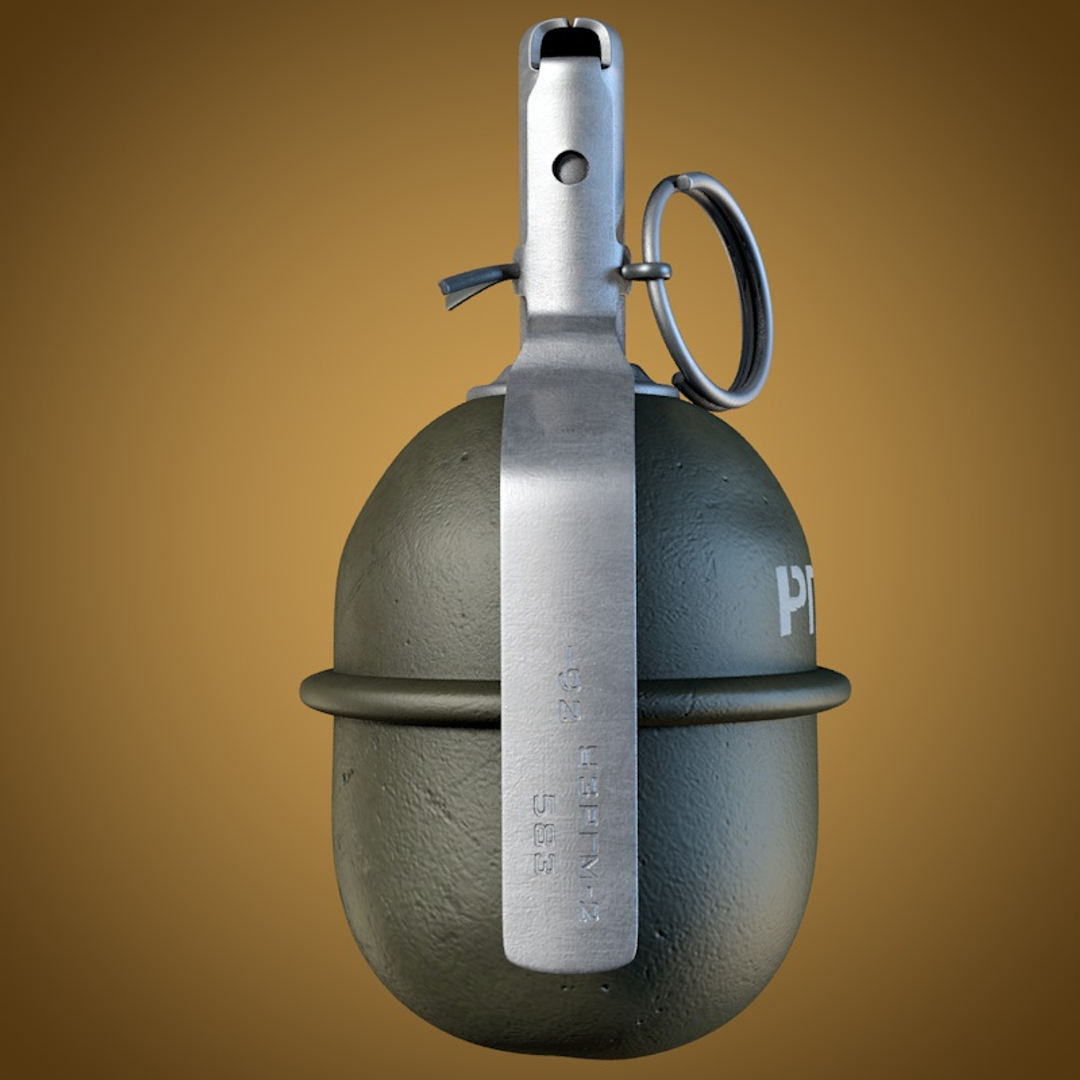 rgd 5 grenade 3d model