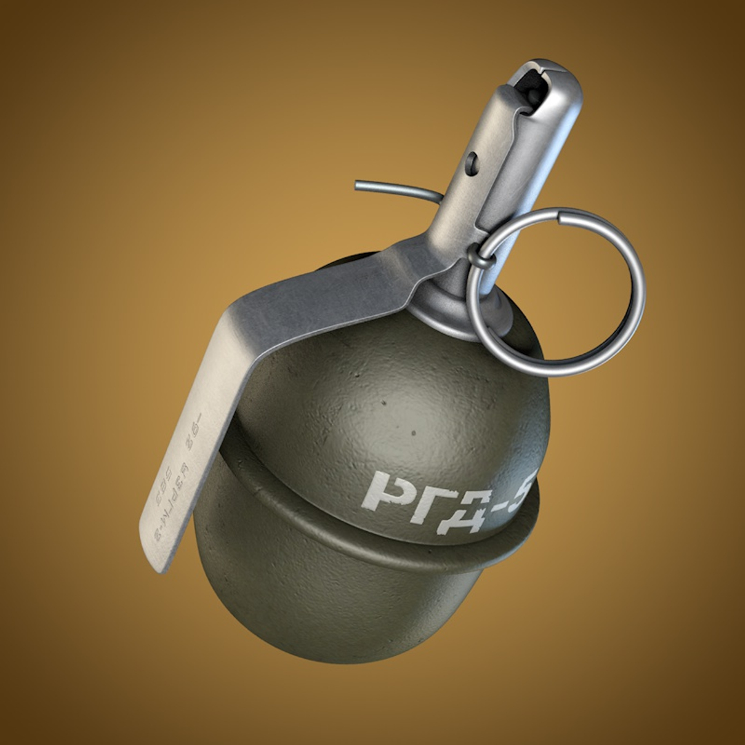 rgd 5 grenade 3d model