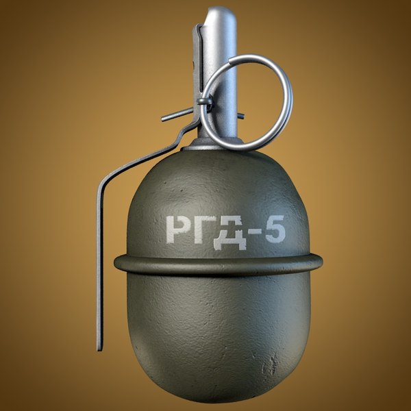 rgd 5 grenade 3d model