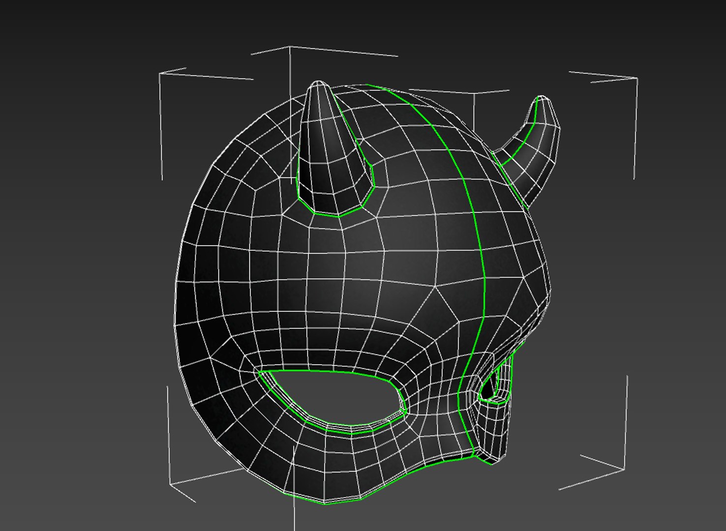 Devil mask 3D - TurboSquid 1512029