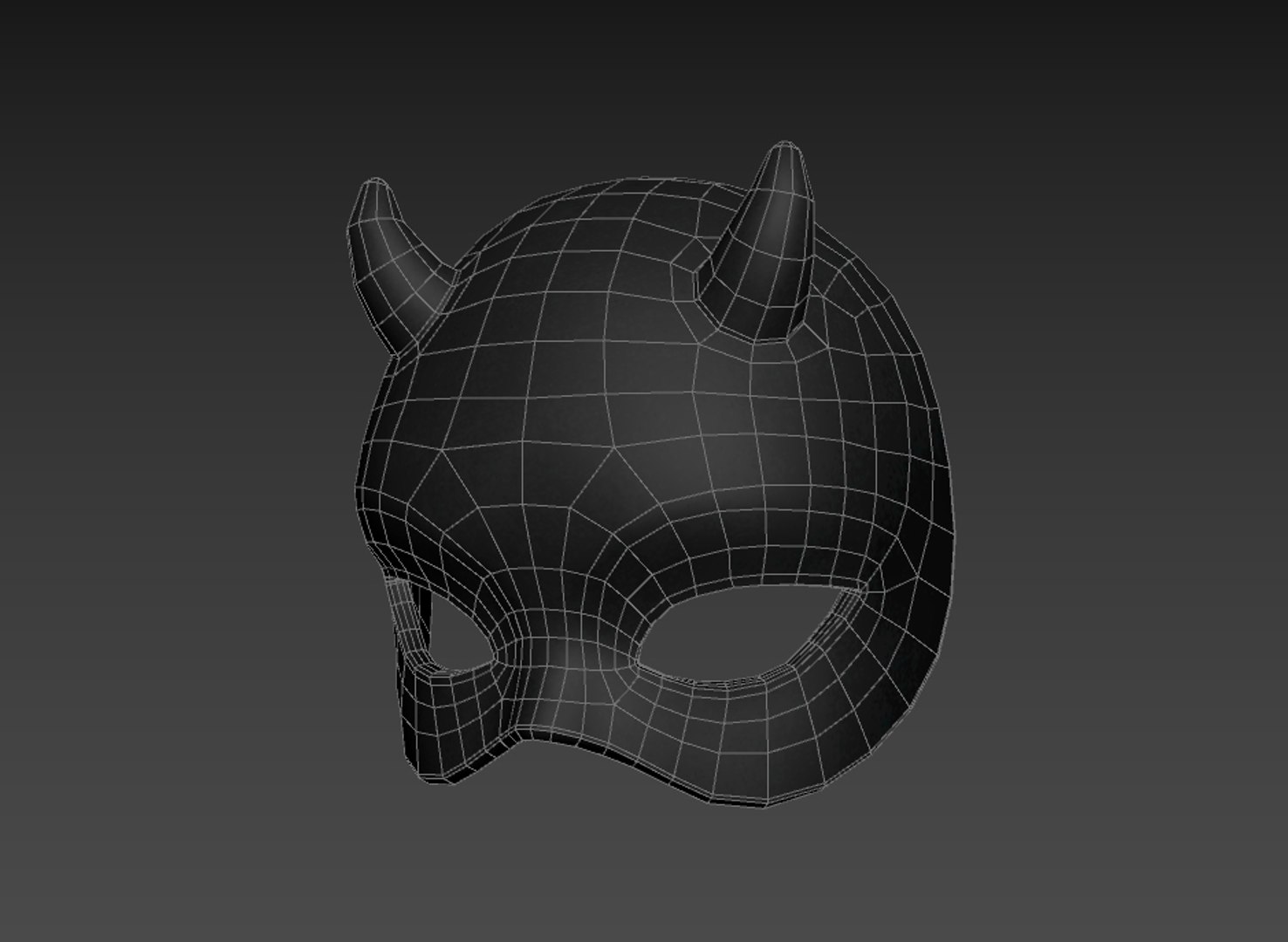Devil mask 3D - TurboSquid 1512029