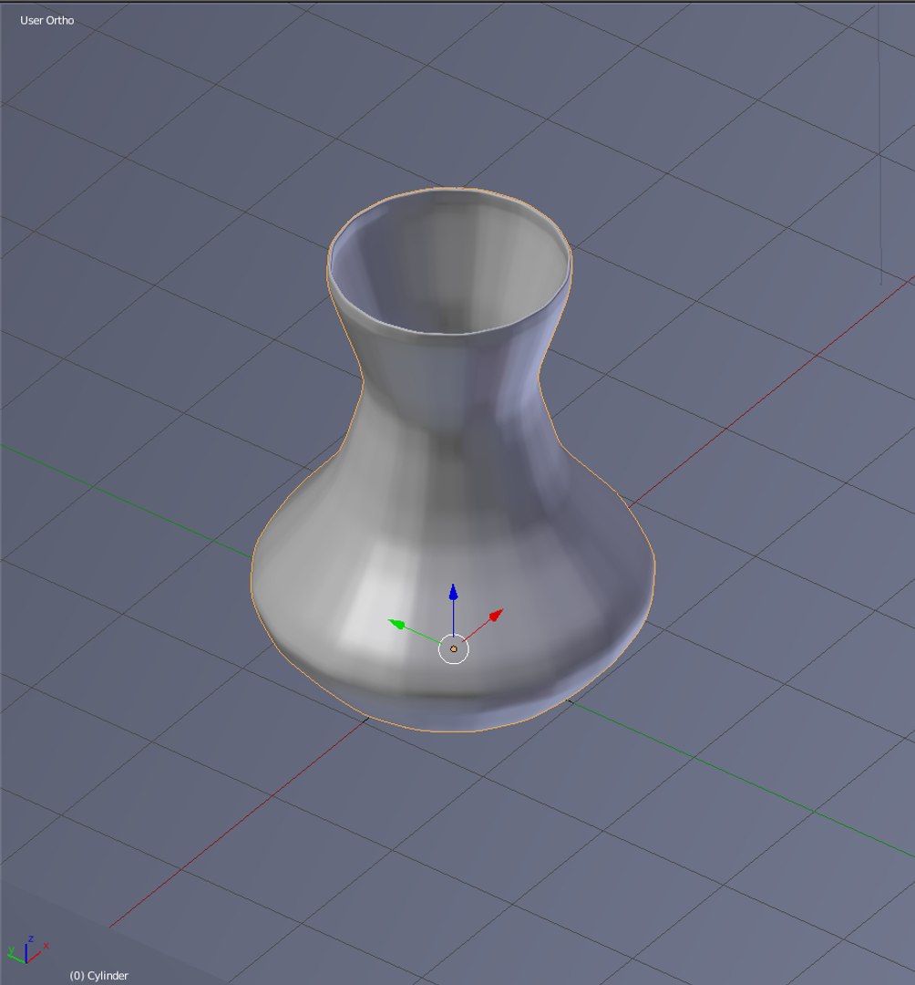 3d blender vase model