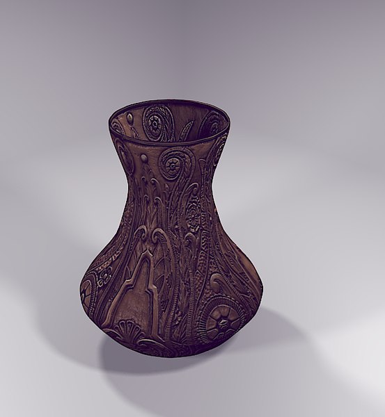 3d blender vase model