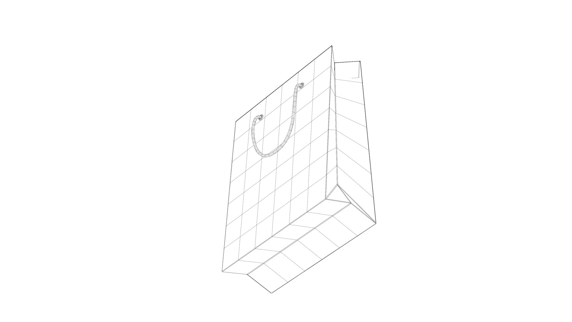 3D Orange Paper Bag - TurboSquid 2350109