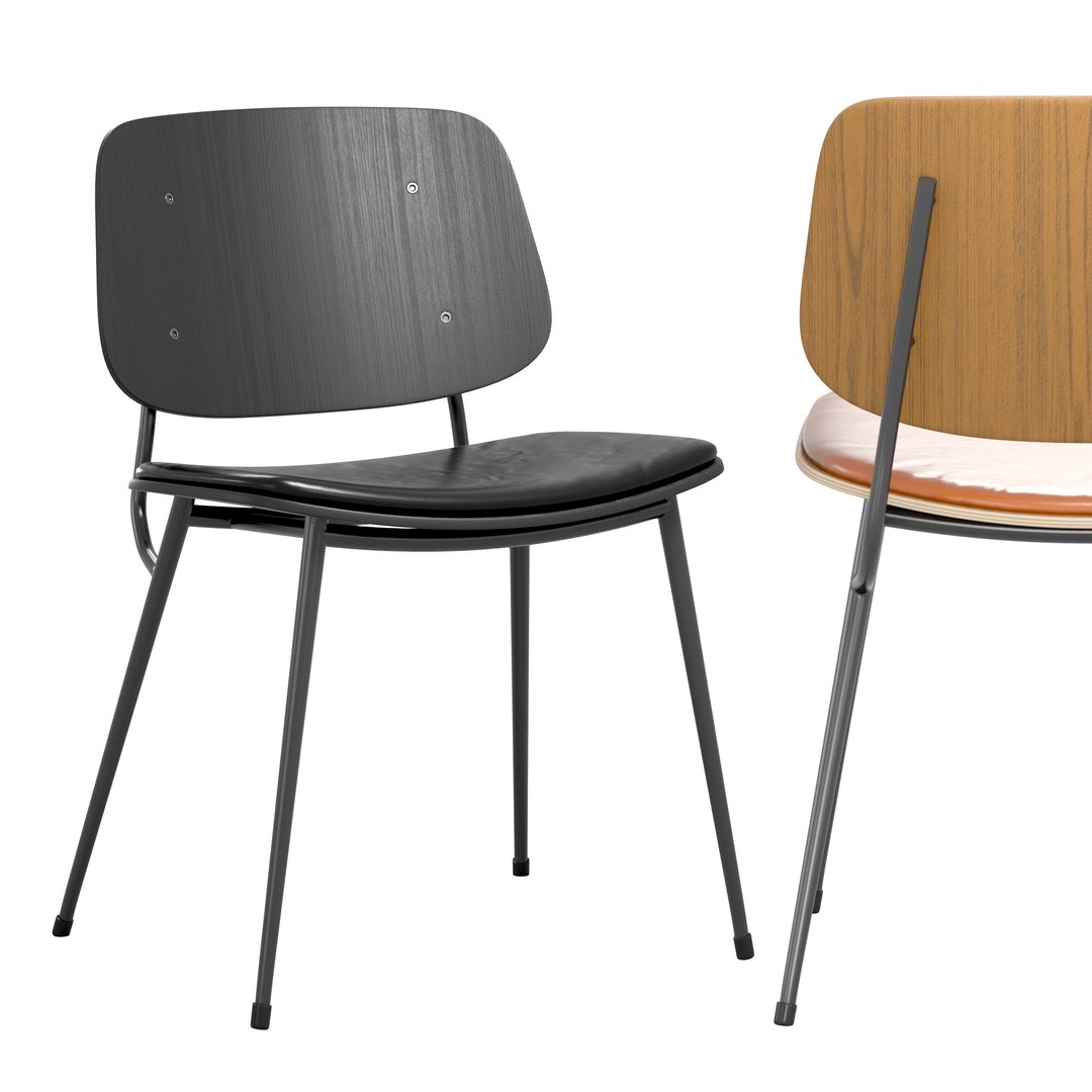 3D soborg chair fredericia - TurboSquid 1546328