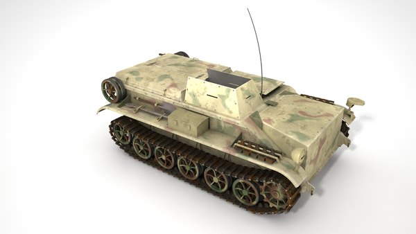 Sd.Kfz 301 Borgward IV 3D model - TurboSquid 1717152