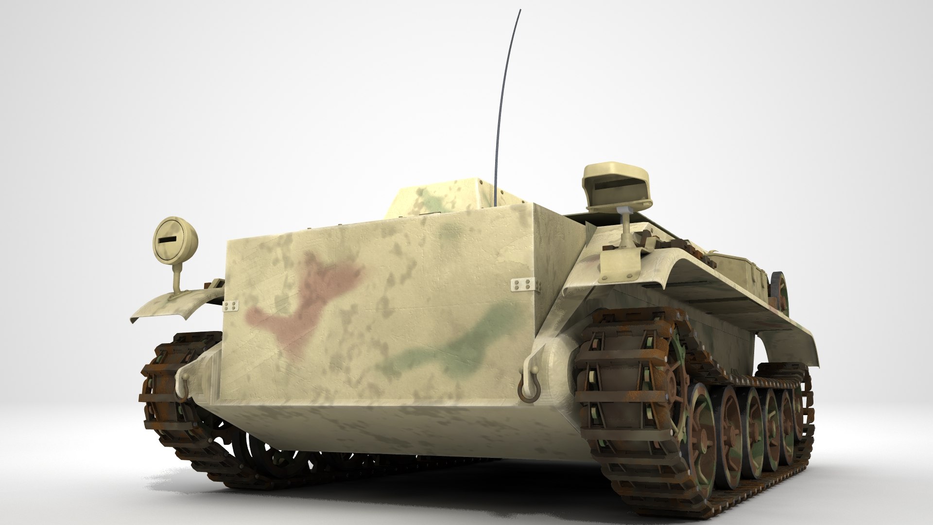 Sd.Kfz 301 Borgward IV 3D Model - TurboSquid 1717152