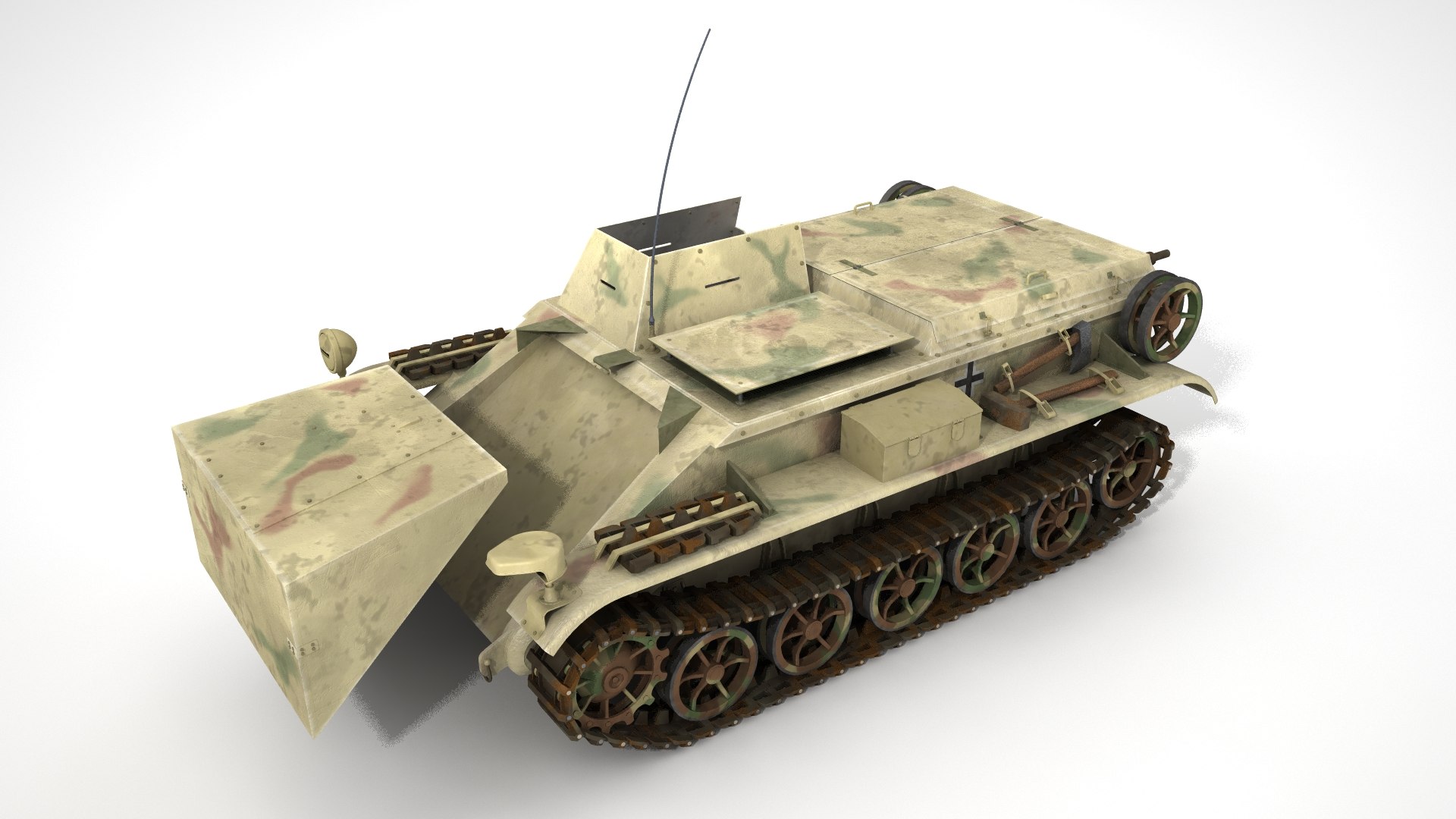 Sd.Kfz 301 Borgward IV 3D Model - TurboSquid 1717152