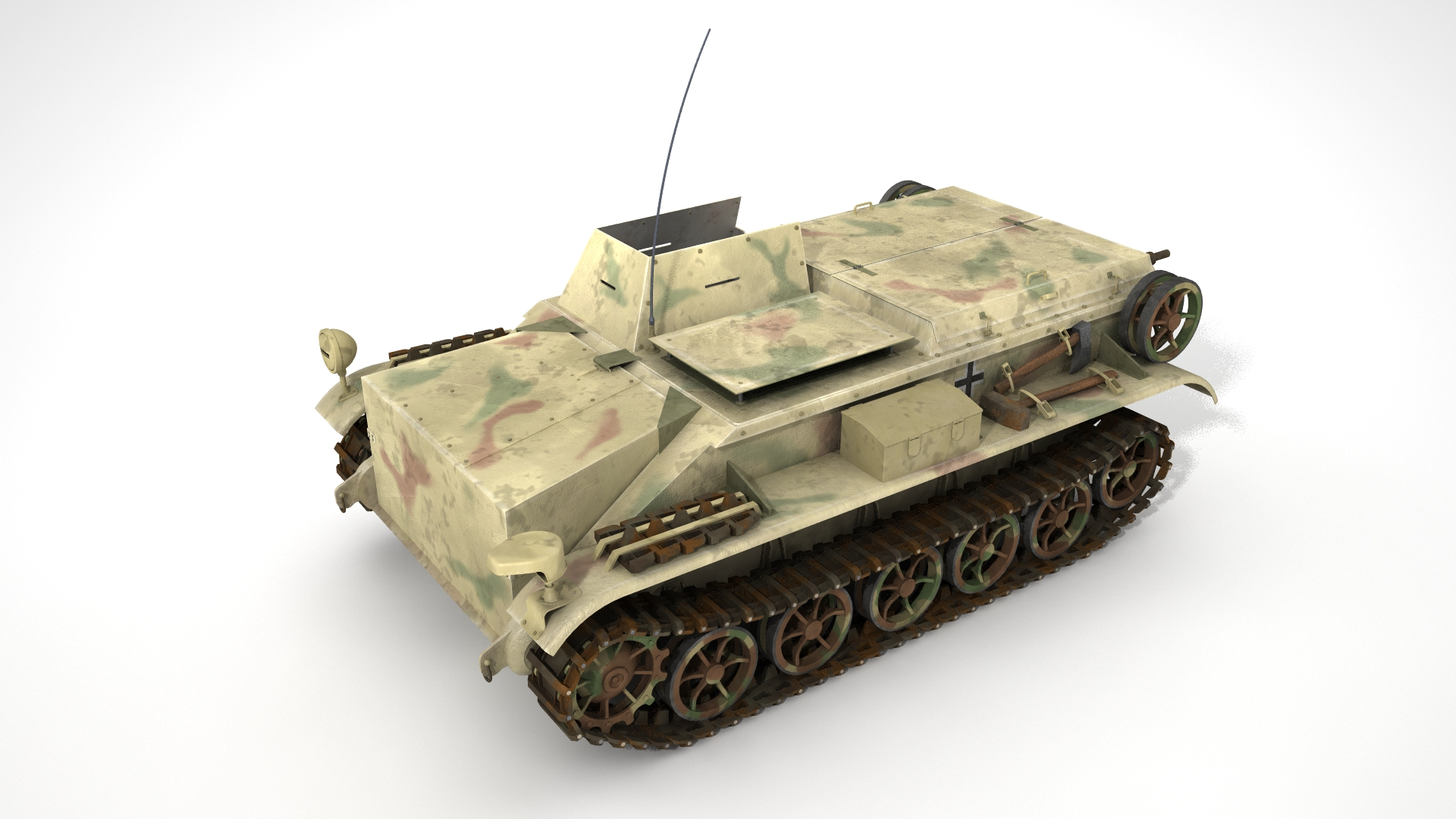 Sd.Kfz 301 Borgward IV 3D-Modell - TurboSquid 1717152