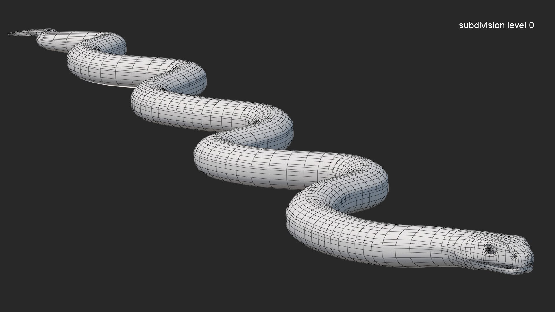 anacondas snakes 3d model