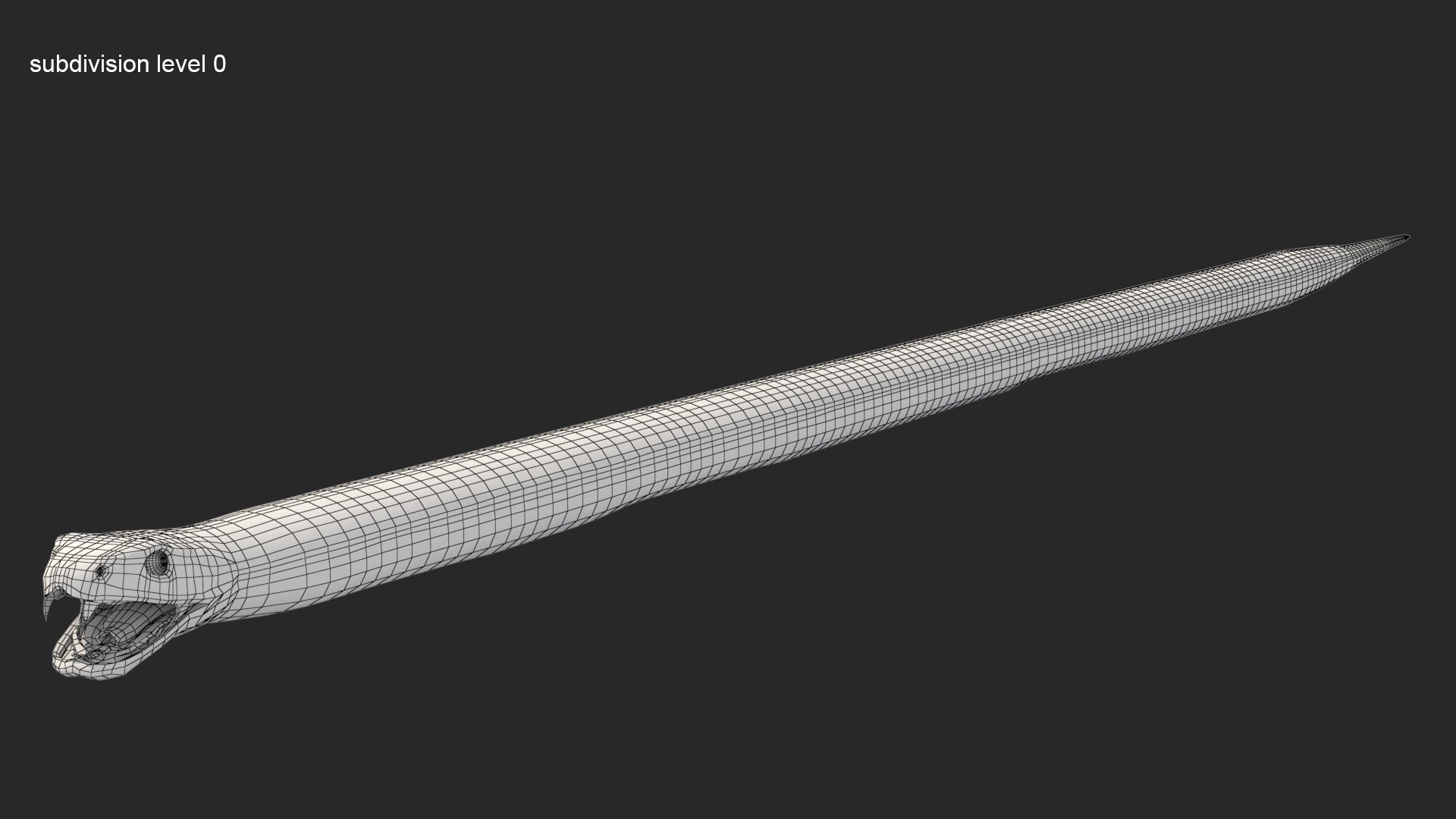 anacondas snakes 3d model