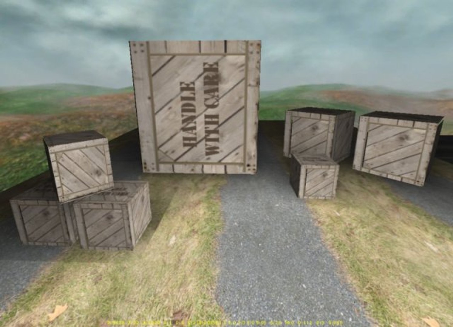 Crate Care 3d Model