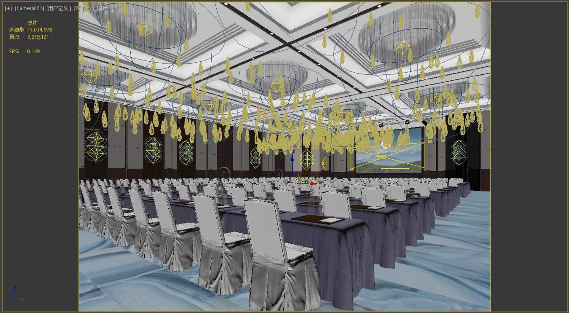 3D Conference Hall - TurboSquid 2395592