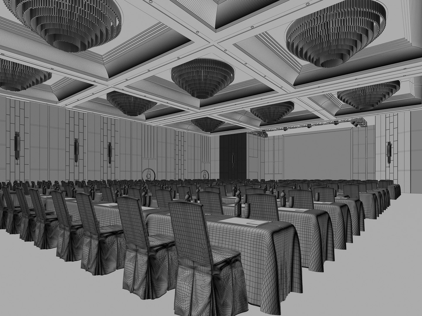 3D Conference Hall - TurboSquid 2395592