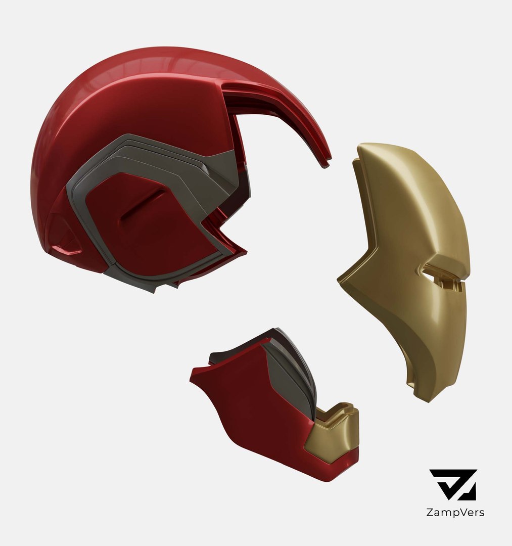 3d Iron Man Helmet Turbosquid 2124329