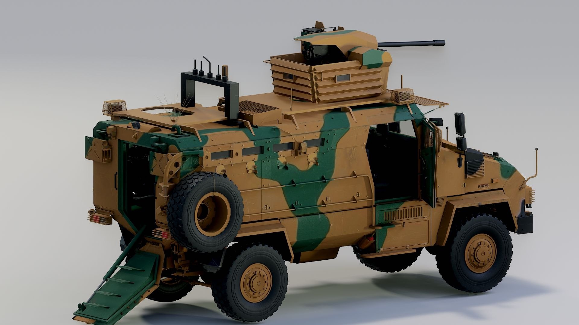 BMC Kirpi MRAP - Include Inside - Fully Rigged 3D - TurboSquid 2147640
