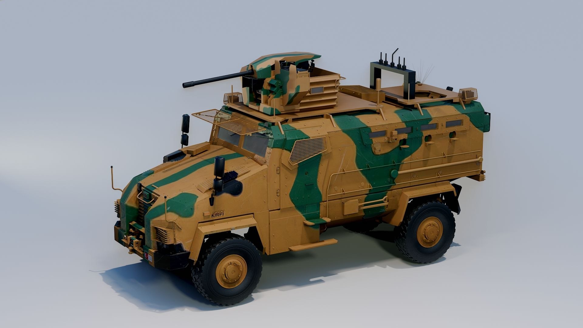 BMC Kirpi MRAP - Include Inside - Fully Rigged 3D - TurboSquid 2147640