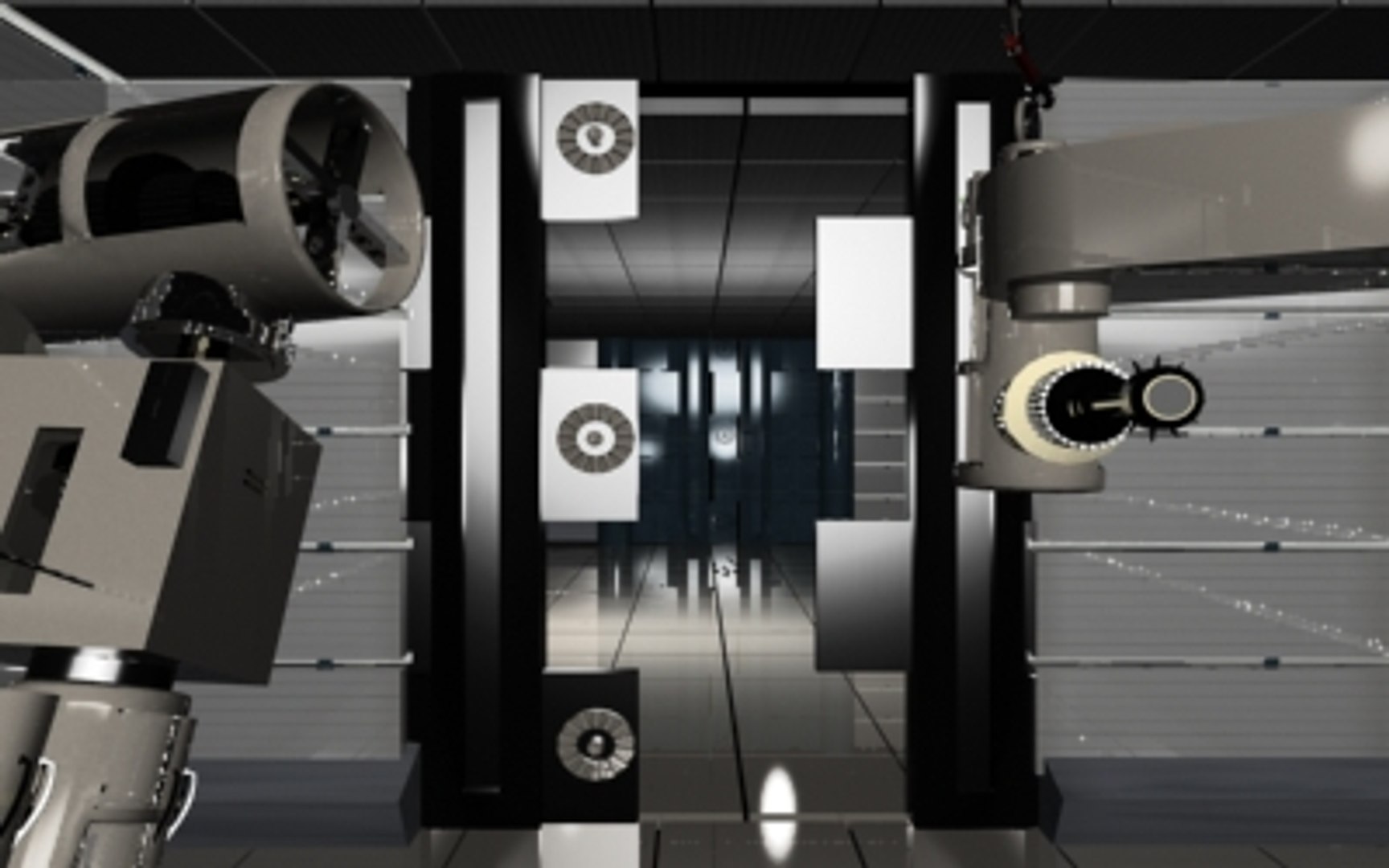 Robotic Scene 3d Max