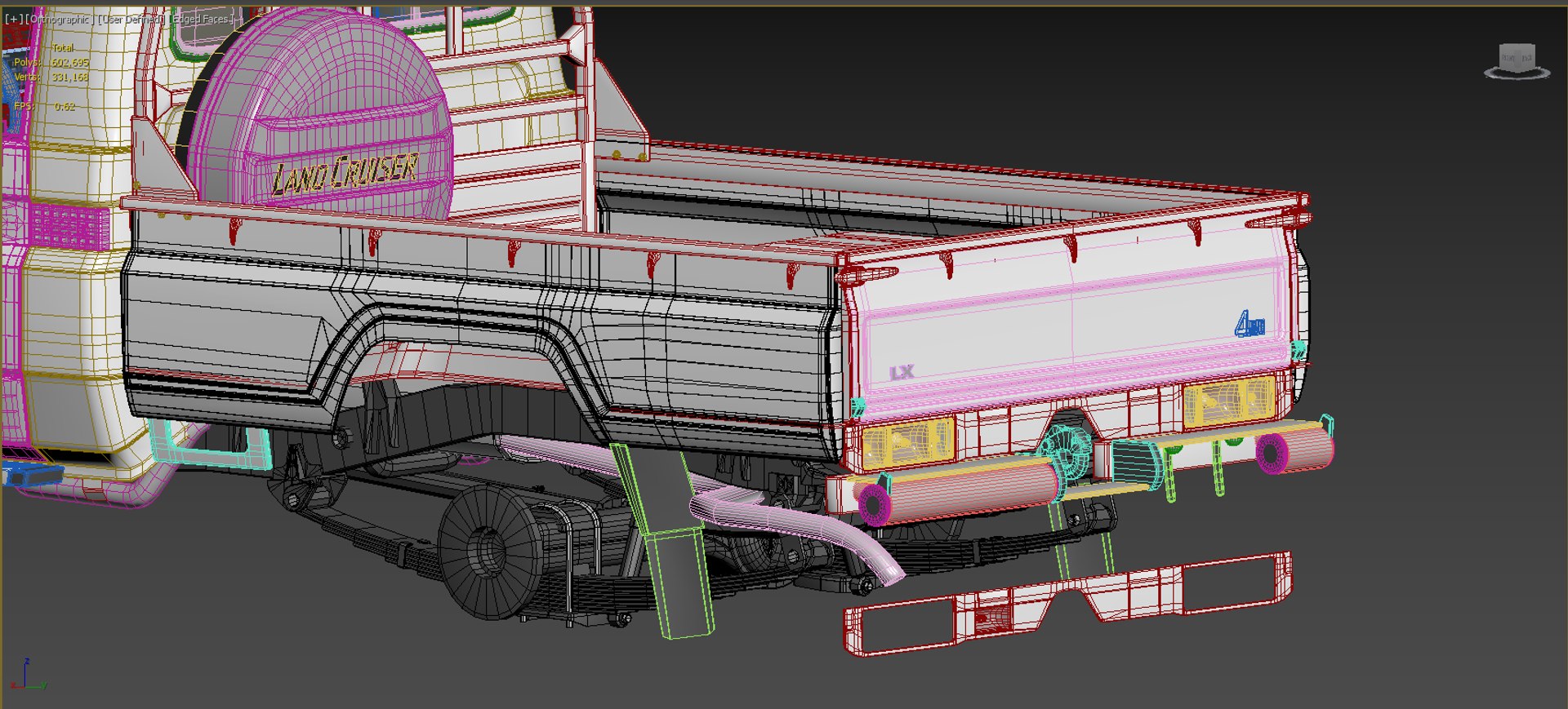 Toyota Land Cruiser Pickup J79 Shas 2010 To 2023 Whitout Engine 3D ...