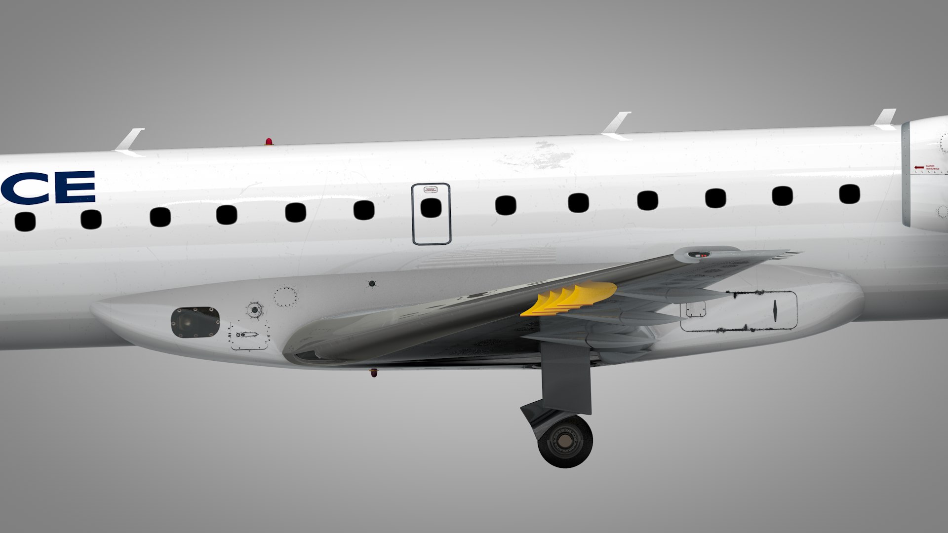 3D AIR FRANCE EMBRAER ERJ 145 L1403 - TurboSquid 1748266