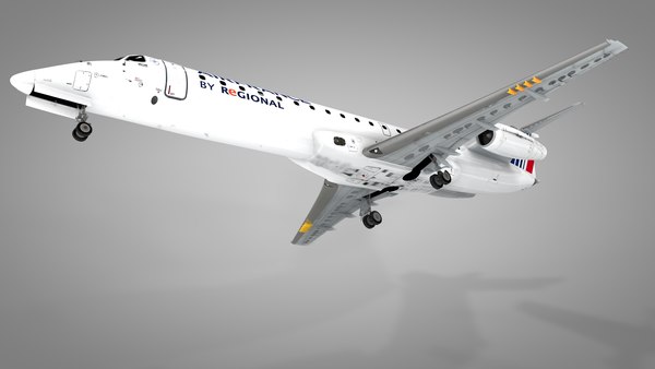 3D AIR FRANCE EMBRAER ERJ 145 L1403 - TurboSquid 1748266