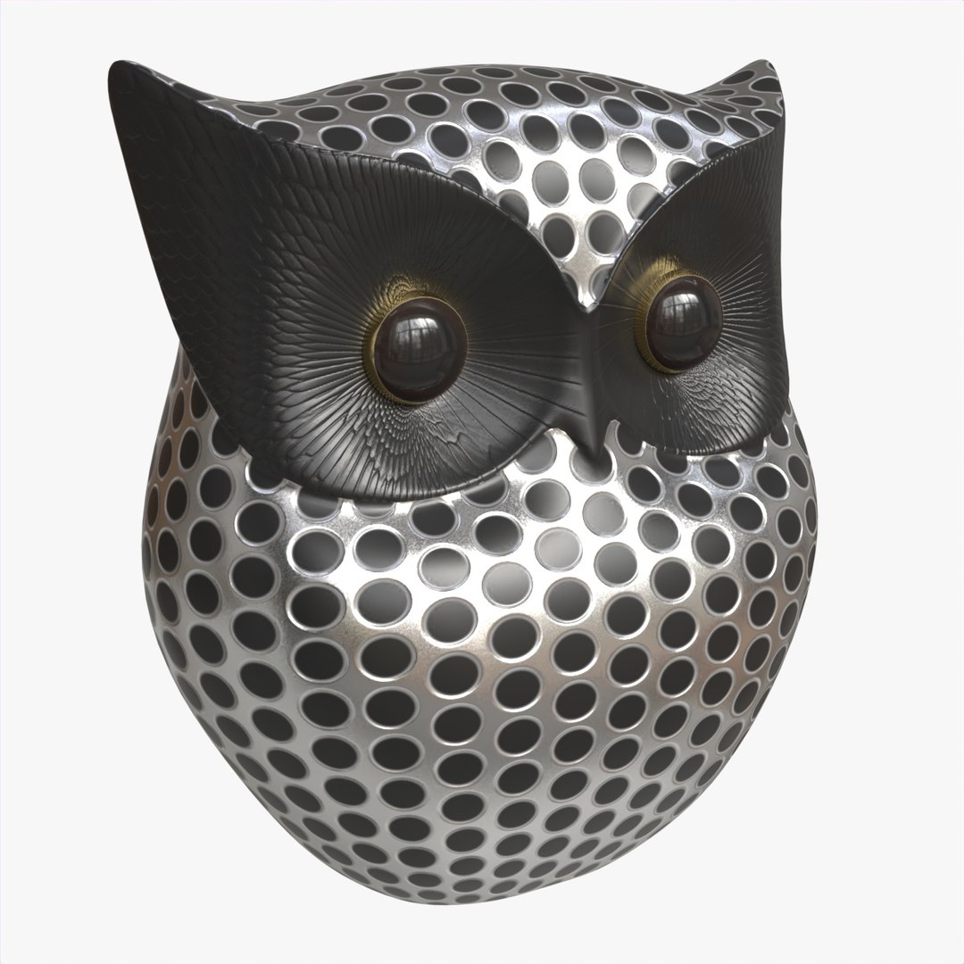 Metal Owl Figurine 3D Model - TurboSquid 2022573