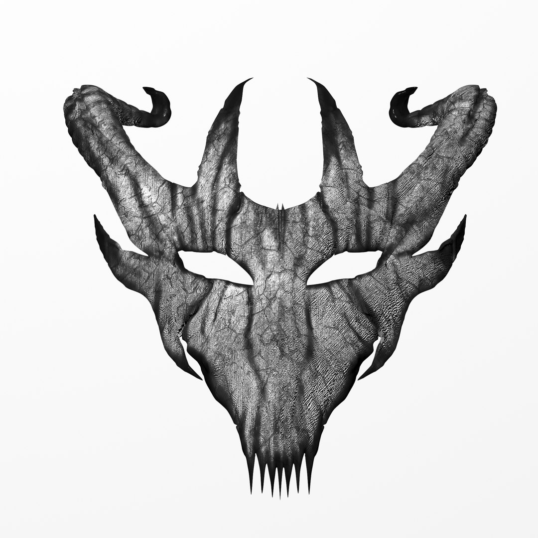 3D Demon Mask - TurboSquid 1480732