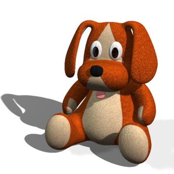 3d dog toy model