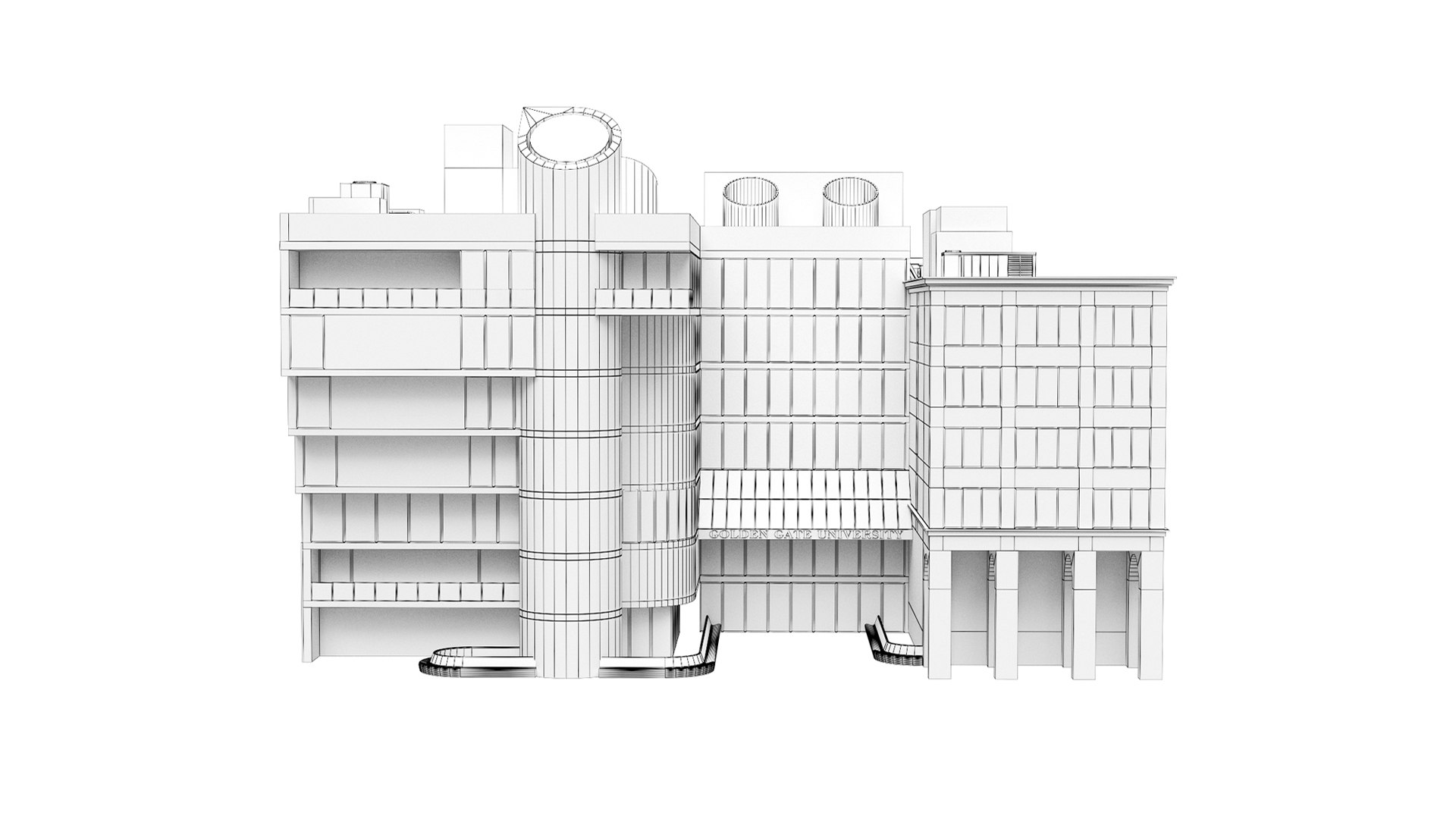 3D Building 536 Mission steet New York USA - TurboSquid 2080373