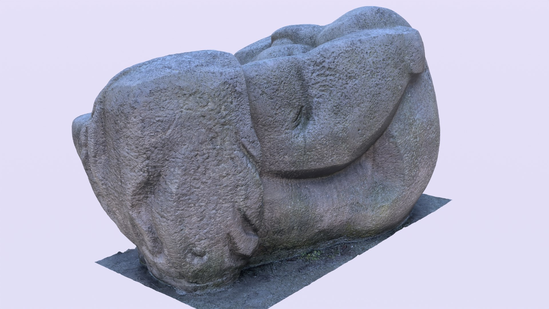 3D Model Stone Statue Scanned - TurboSquid 2225022
