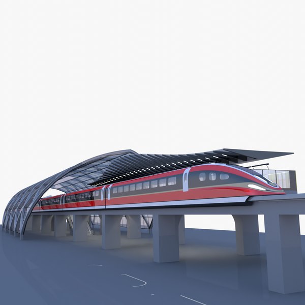 Free 3D Maglev-Train Models | TurboSquid