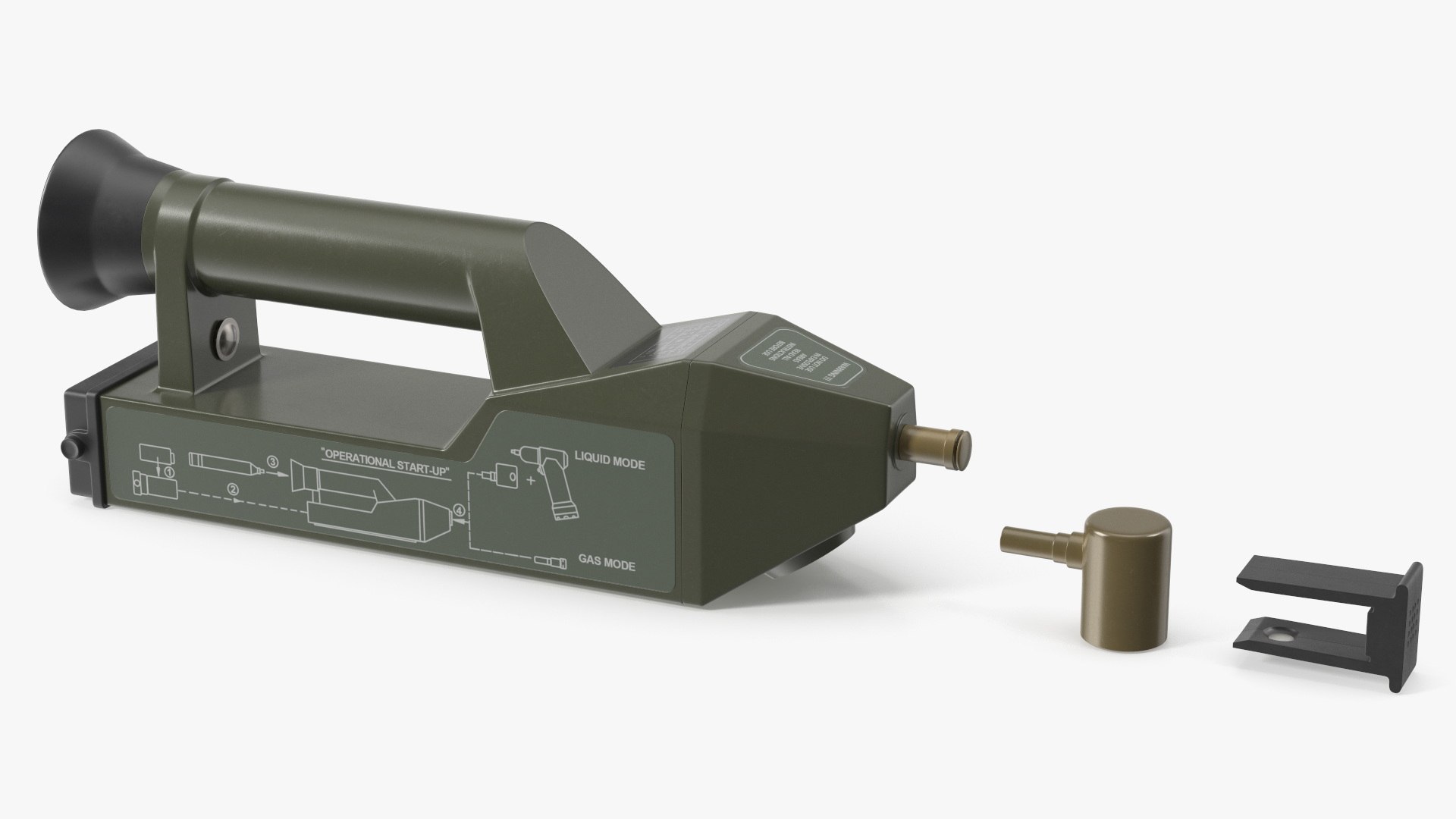 Military Chemical Detection Device Base With Nozzles Model - TurboSquid ...