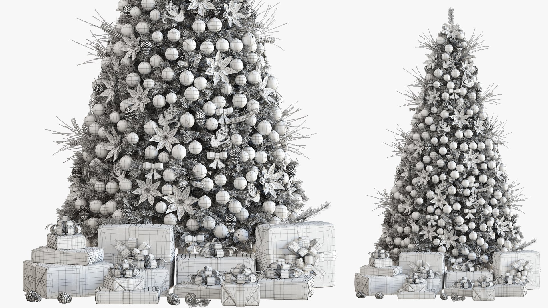 3D Tree Christmas Decor - TurboSquid 1668806