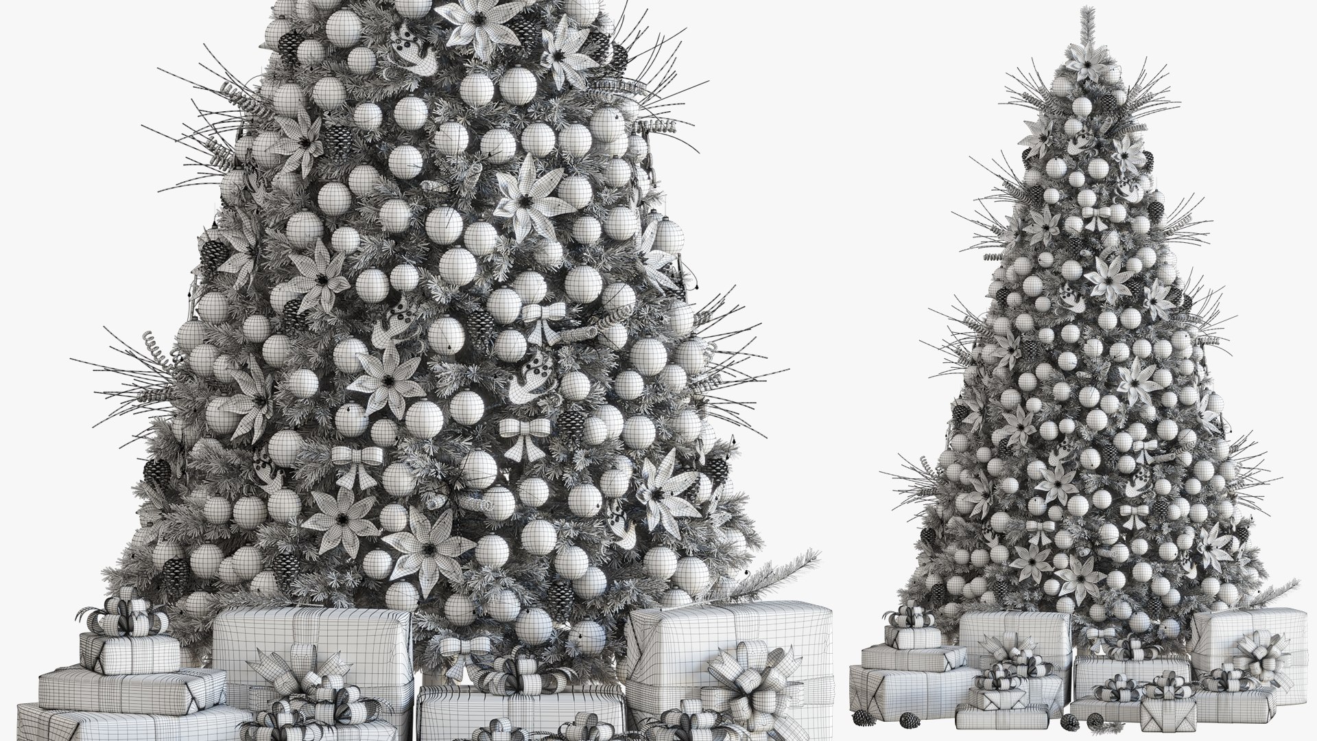 3D Tree Christmas Decor - TurboSquid 1668806