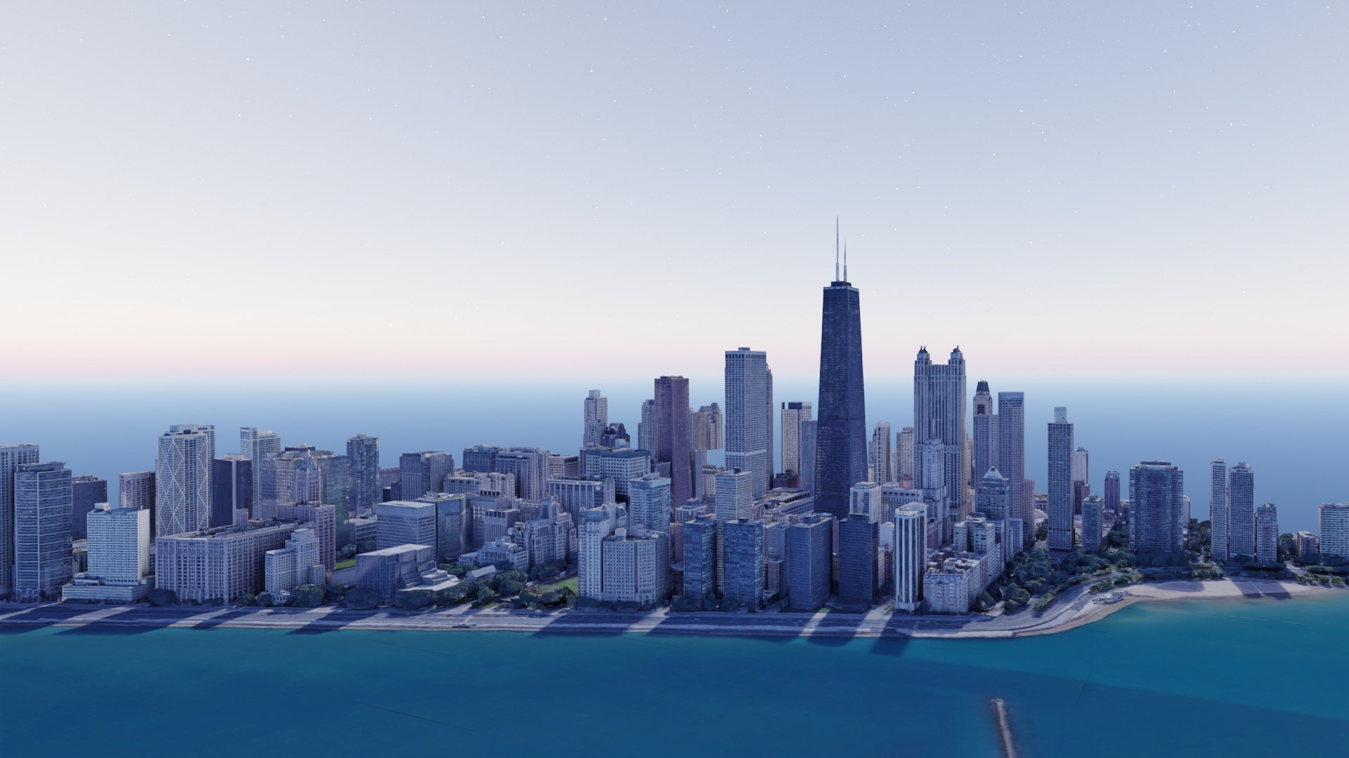 USA- Chicago City Photogrammetry 2 3D Model - TurboSquid 1847916